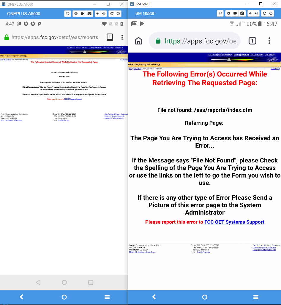 apps.fcc.gov - site is not usable · Issue #29358 · webcompat/web-bugs · GitHub
