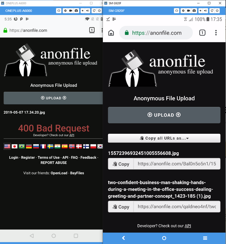 anonfile.com - Unable to upload files · Issue #30103 · webcompat/web-bugs · GitHub