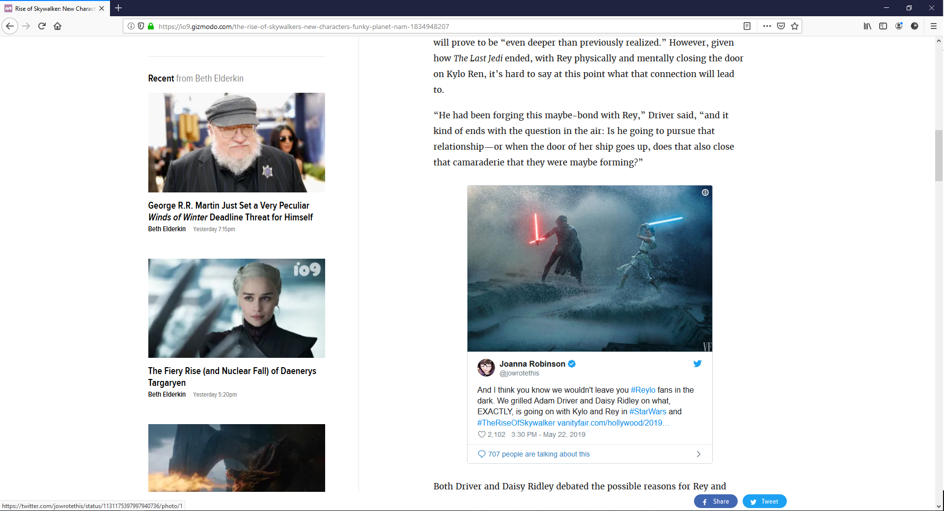 io9.gizmodo.com - design is broken · Issue #31633 · webcompat/web-bugs · GitHub