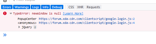 forum.xda-developers.com - Unable to login with Google · Issue #32099 · webcompat/web-bugs · GitHub