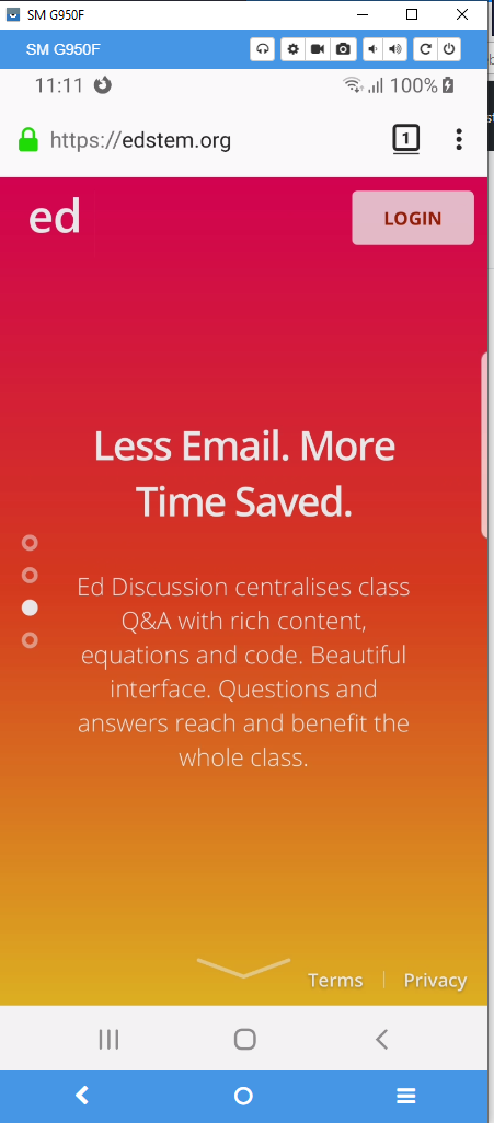 edstem.org - site is not usable · Issue #45050 · webcompat/web-bugs · GitHub