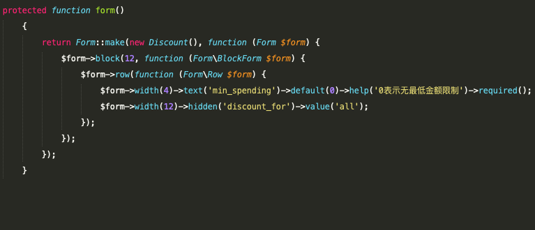 使用 $form->block + $form->row 提交及重置按钮不见了 · Issue #1090 · jqhph/dcat-admin · GitHub