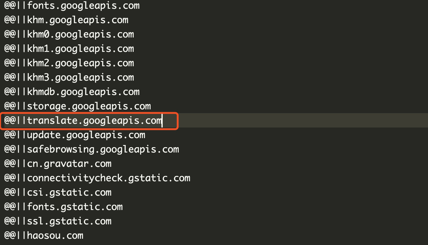translate.googleapis.com被墙 · Issue #2293 · gfwlist/gfwlist · GitHub