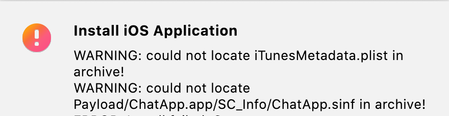 Error: Install failed. Got Error "applicationVerificationFailed" with code 0xe8008015 · Issue ...
