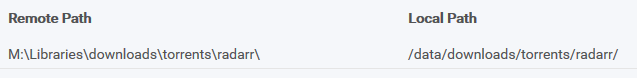 Remote Path Mapping: using default qbittorrent save path, not category · Issue #5457 · Radarr ...