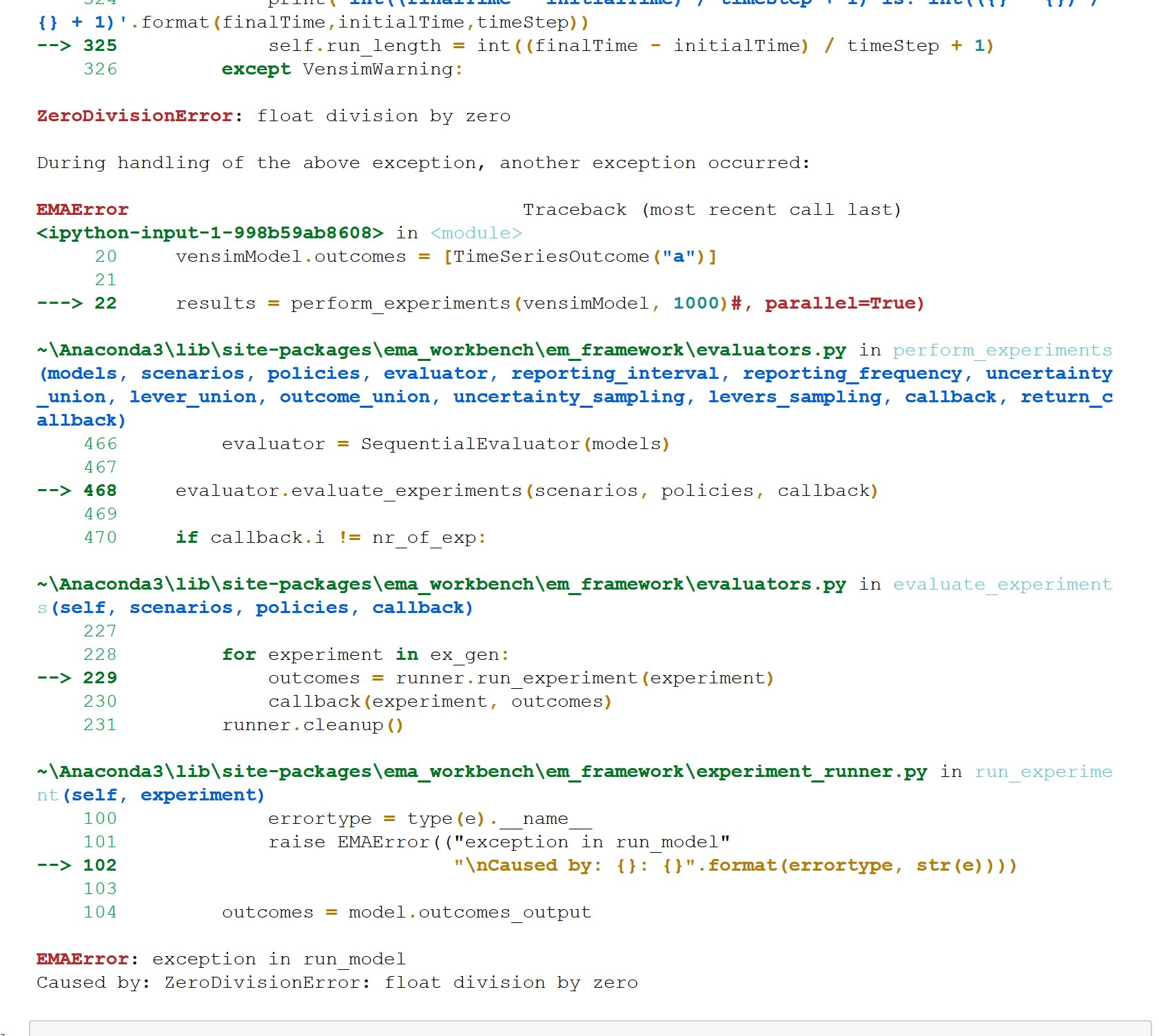 ema - vensim connector error using the vensim example model · Issue #86 · quaquel/EMAworkbench ...
