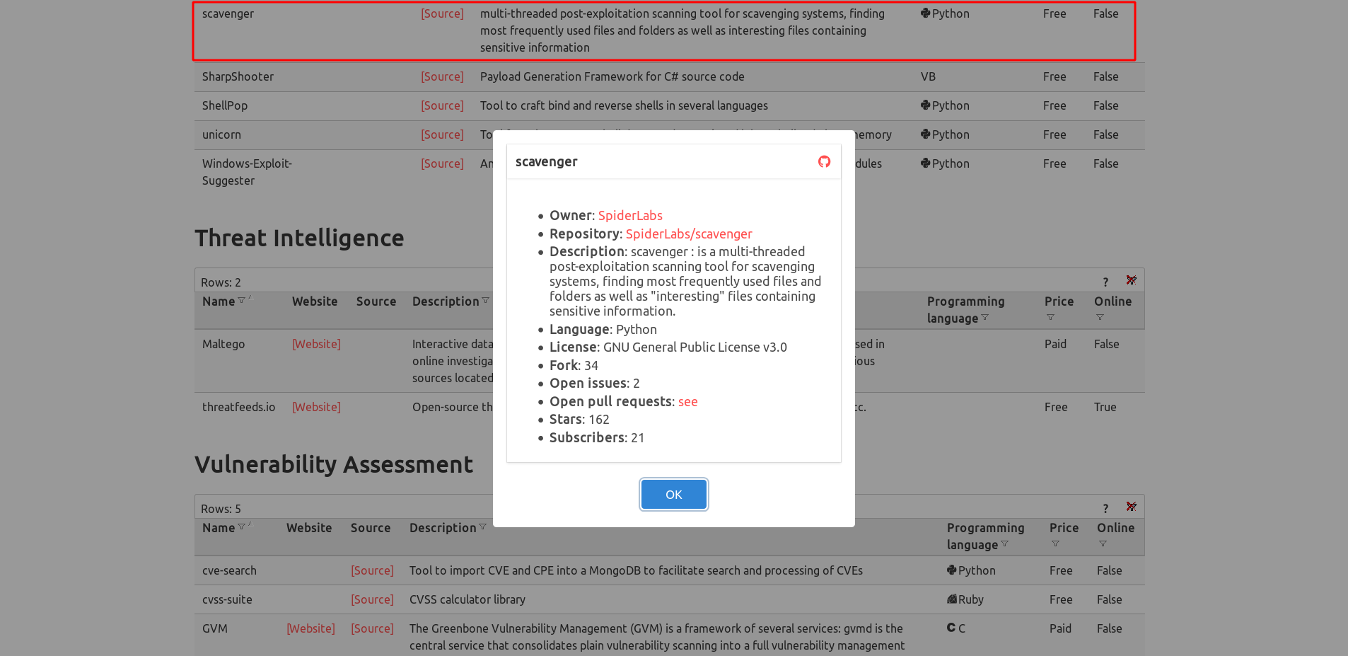 Inventory notification · Issue #3 · SpiderLabs/scavenger · GitHub