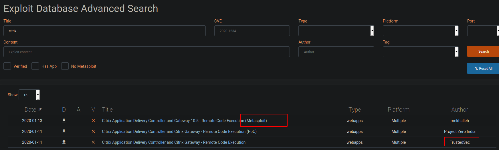 [Tool request] cve-2019-19781 · Issue #2602 · BlackArch/blackarch · GitHub