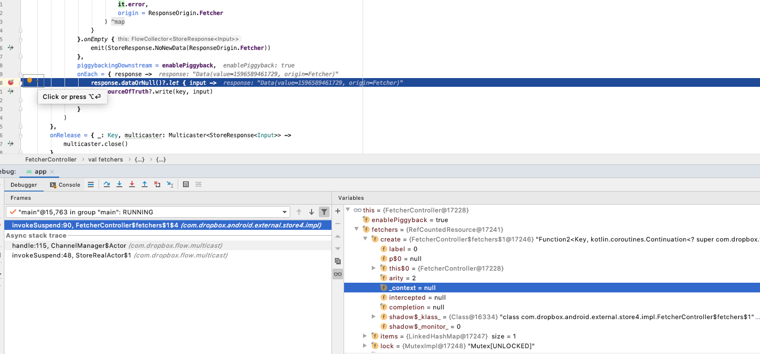 [BUG] Non-global scope leaks caller · Issue #197 · MobileNativeFoundation/Store · GitHub