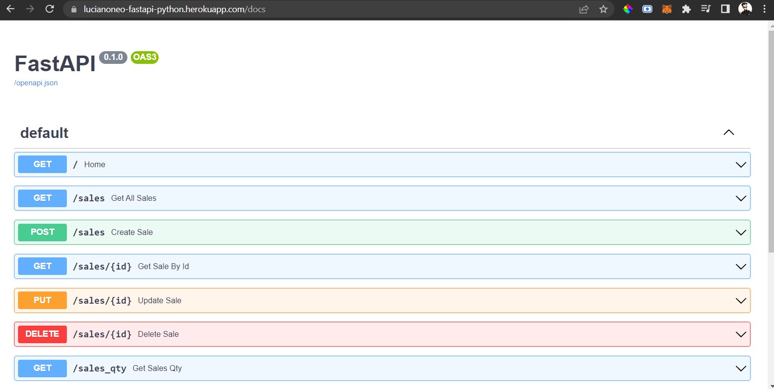 GitHub - LucianoNeo/fast-api-python
