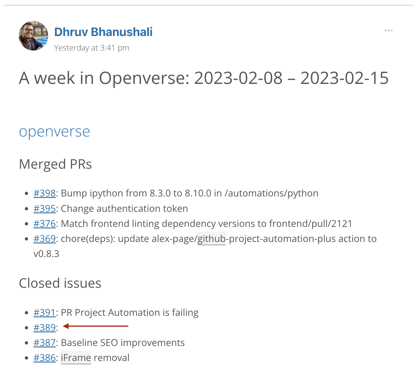 HTML is not escaped in item title XSS alert('XSS!'); · Issue #408 · WordPress/openverse · GitHub