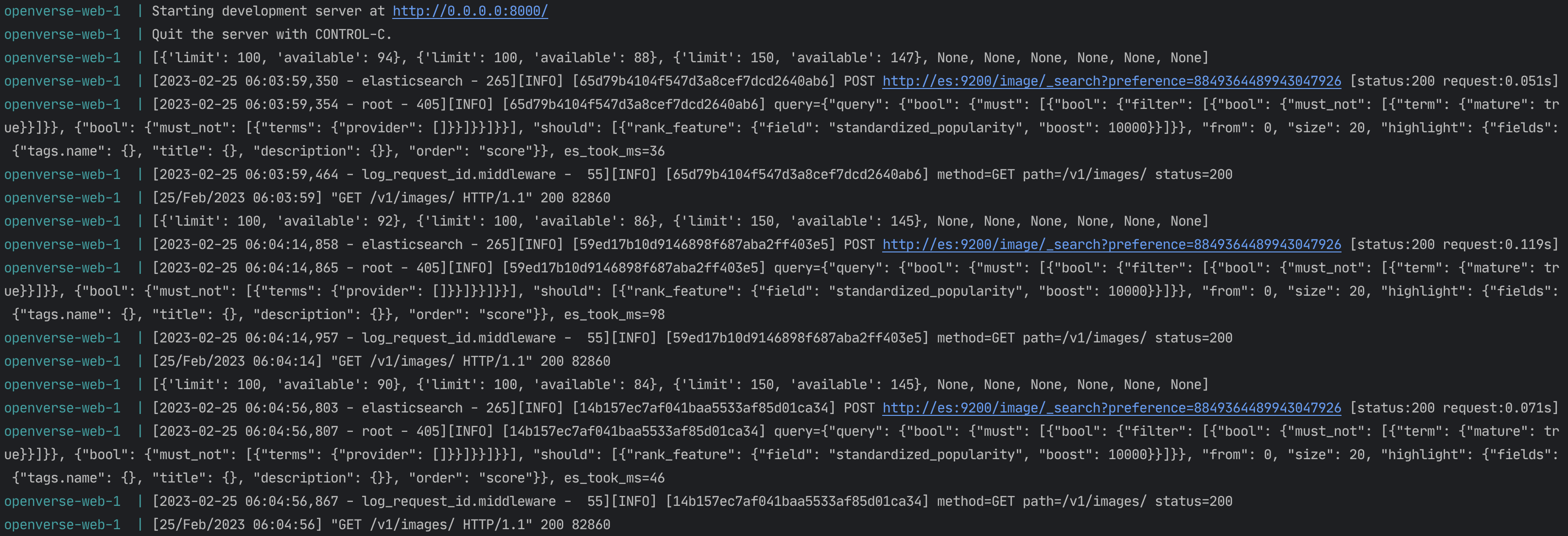 Rate limit gets exhausted in only half the allowed usage · Issue #774 · WordPress/openverse · GitHub