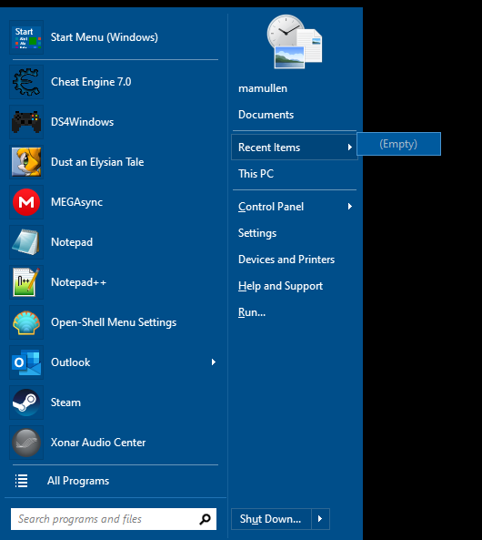 Items not getting added to 'Recent Items' Menu · Issue #283 · Open ...