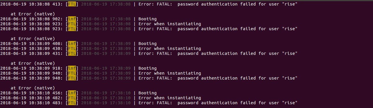 password authentication failed for user "rise" · Issue #182 · RiseVision/rise-node · GitHub