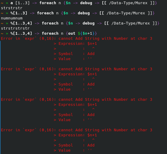 Array's inner type is unreliable · Issue #497 · lmorg/murex · GitHub