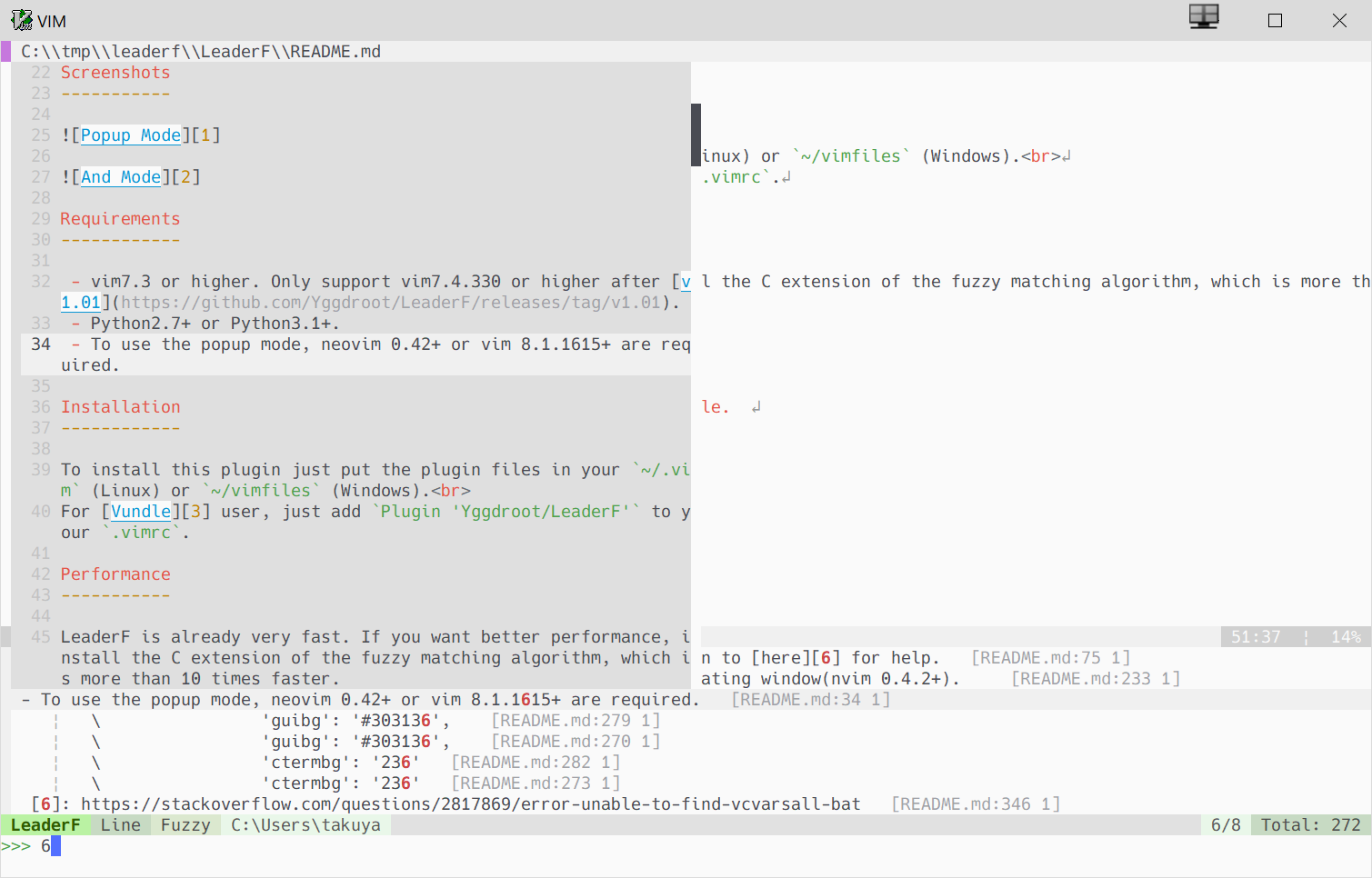 [Suggestion] Center the current line in the preview window · Issue #543 · Yggdroot/LeaderF · GitHub