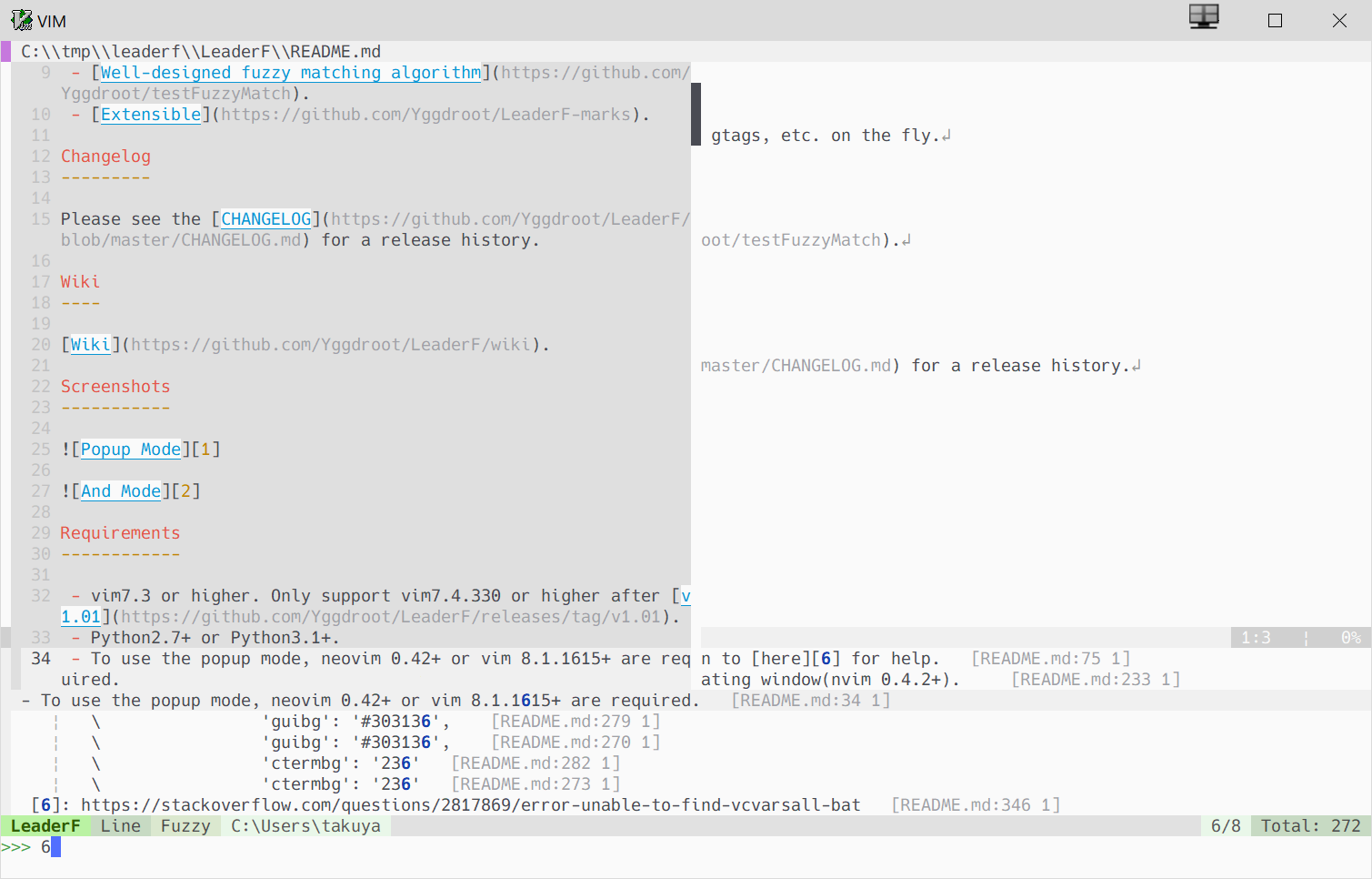 [Suggestion] Center the current line in the preview window · Issue #543 · Yggdroot/LeaderF · GitHub
