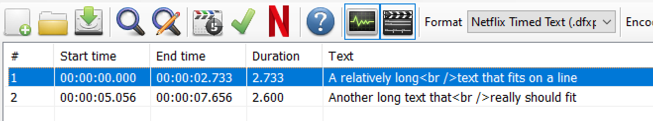 Netflix Quality Check Text Can Fit In One Line Is Broken · Issue 5188 · Subtitleedit 