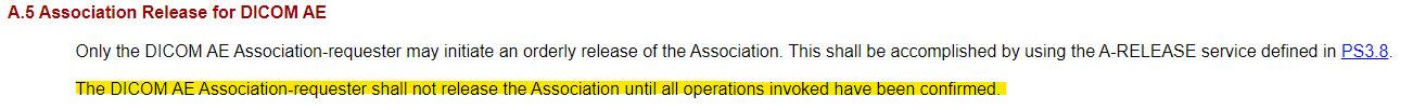 How should a C-FIND SCP respond when client aborts or closes an association · Issue #592 ...