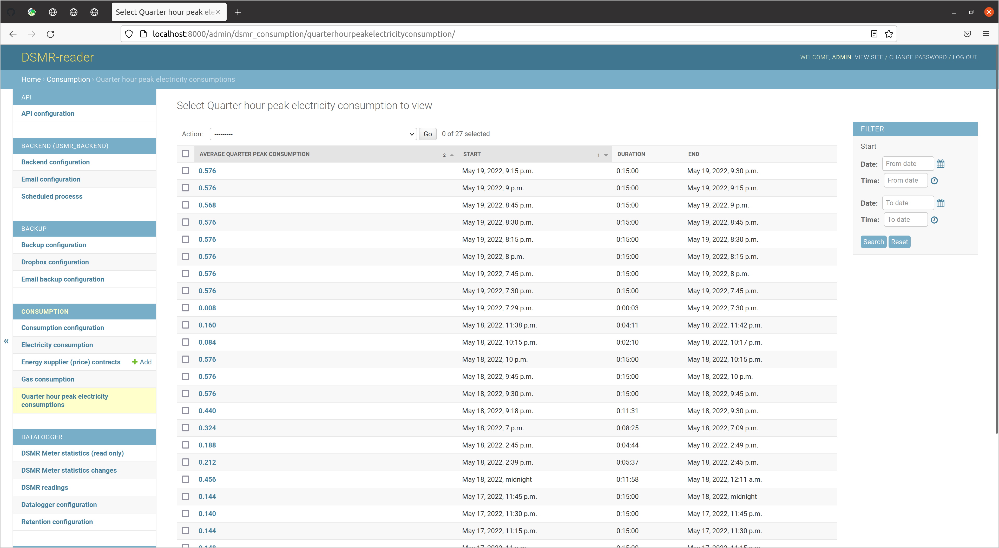 België: Piekvermogen per dag/maand · Issue #1084 · dsmrreader/dsmr-reader · GitHub