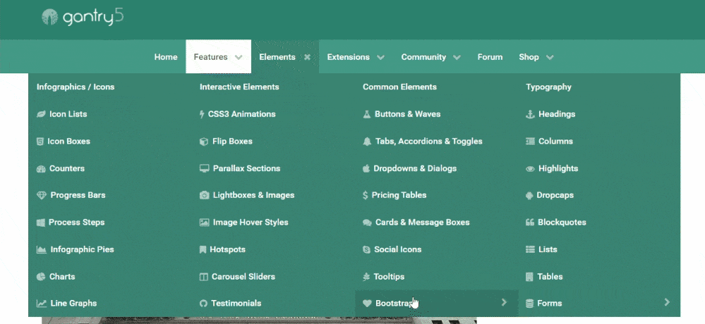 Gantry 557 Sub Menu Dropdown Animation Issue · Issue 2987 · Gantrygantry5 · Github