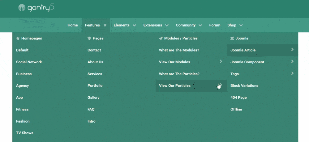Gantry 5.5.7 sub-Menu dropdown animation issue · Issue #2987 · gantry/gantry5 · GitHub