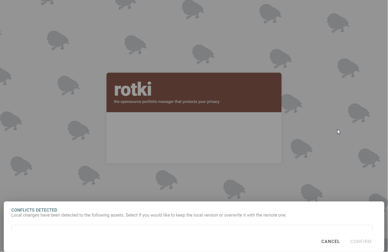 During assets update it's possible assets dialog shows up with no size · Issue #6349 · rotki ...