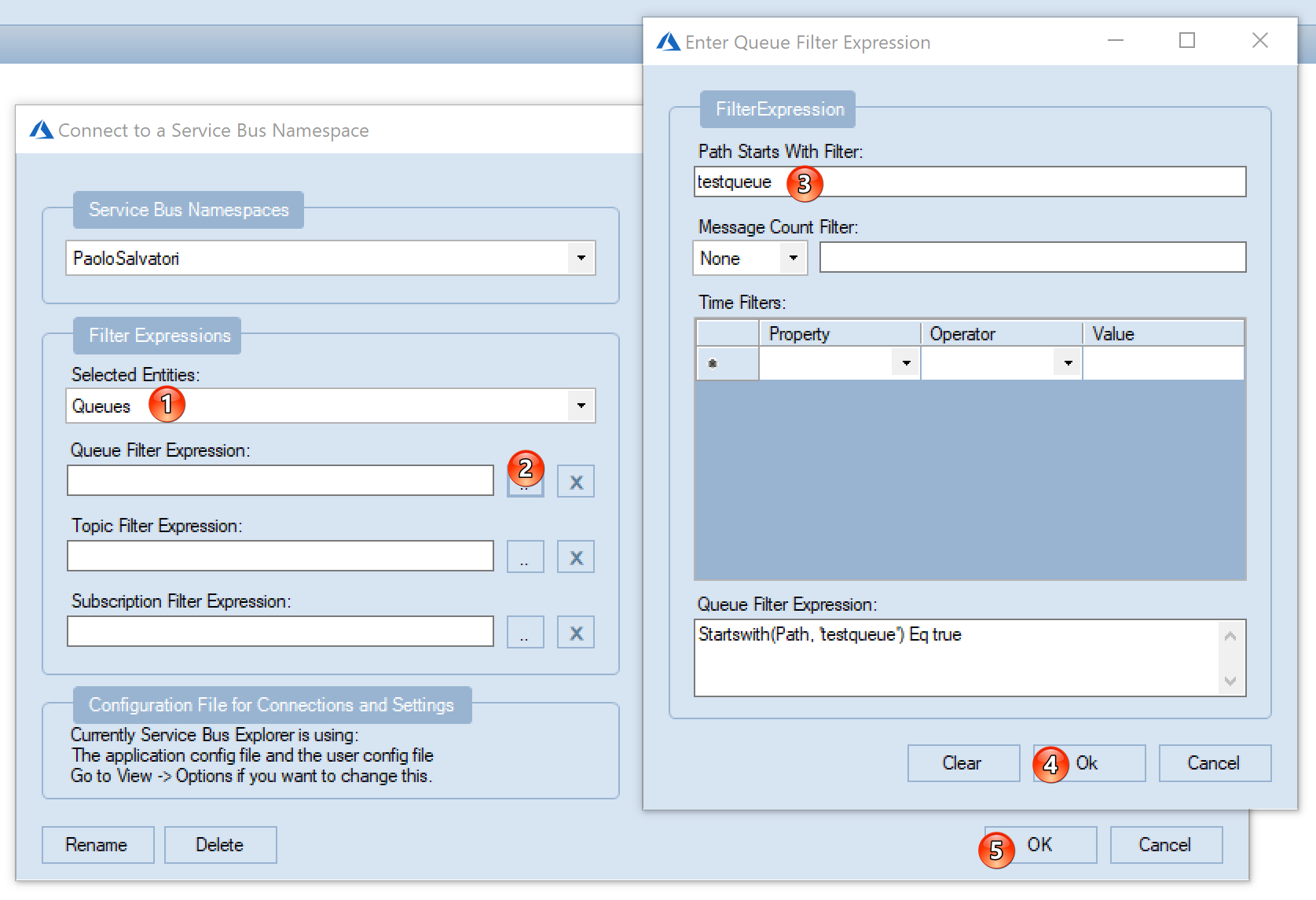 Add Filter To Search Queues · Issue 363 · Paolosalvatori Servicebusexplorer · Github