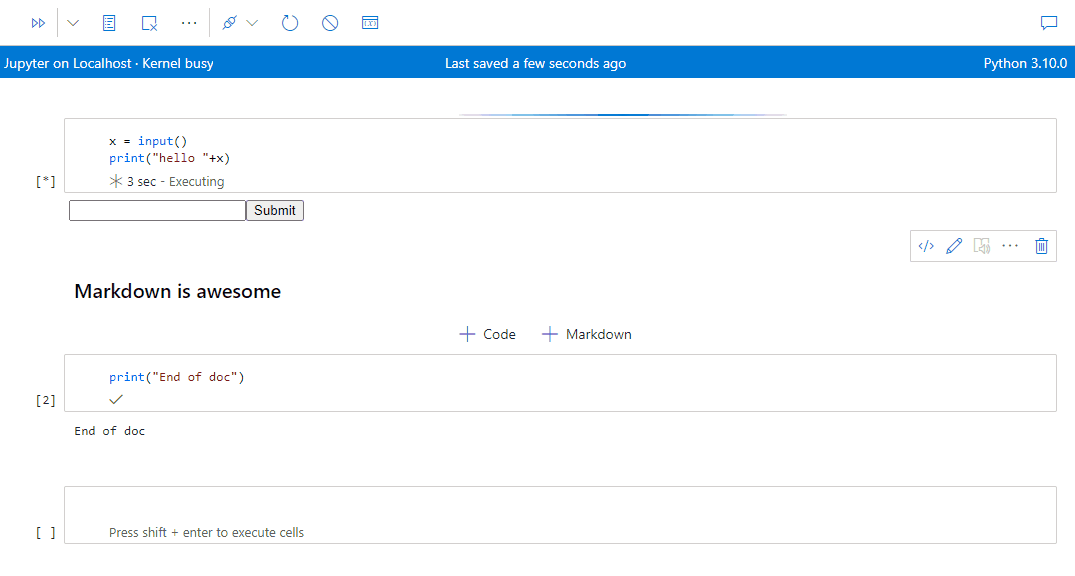 Input prompt loses focus despite clicking into the text box · Issue #5625 · nteract/nteract · GitHub