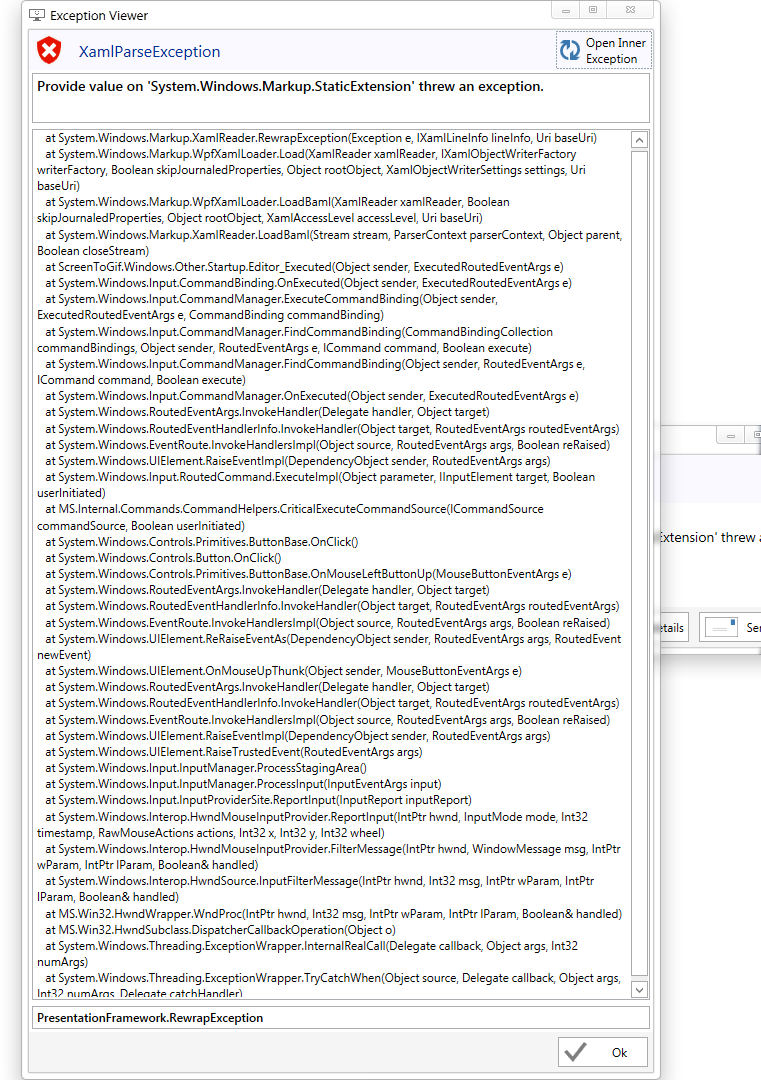 [BUG] Generic error - unknown · Issue #256 · NickeManarin/ScreenToGif · GitHub