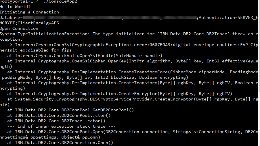 Interop+Crypto+OpenSSLCryptographicException while connecting to DB2 · Issue #31703 · dotnet ...