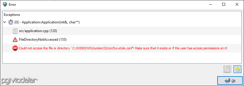 Failure to access system32 folder on startup · Issue #1260 · pgmodeler/pgmodeler · GitHub