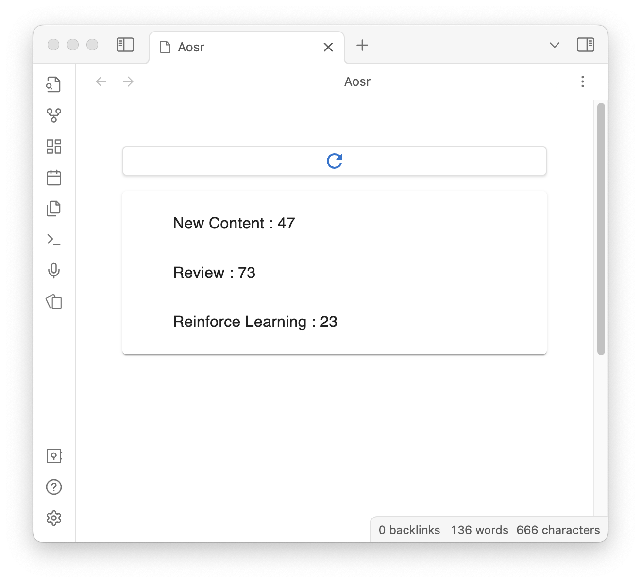 GitHub - linanwx/aosr: Aosr is Another Obsidian plugin for Spaced Repetition.