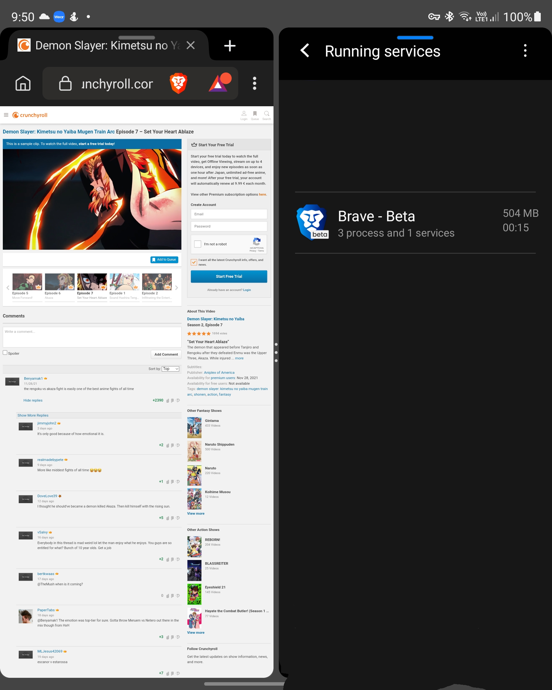 Crunchroll causing excessive RAM usage · Issue #20276 · brave/brave ...
