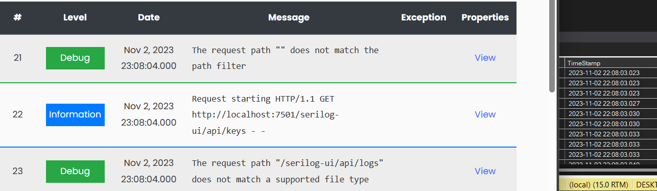 Timestamp Returned As Jan 1 1901 0 00 00 000 · Issue 96 · Serilog Contrib Serilog Ui · Github