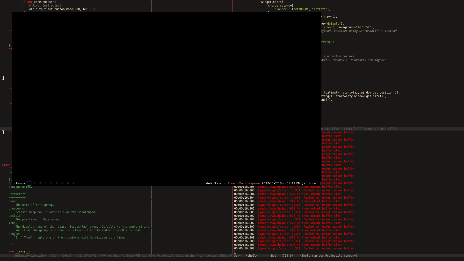 Incorrect workspace size, 1280 x 720 instead of 1920 x 1080 · Issue #4027 · qtile/qtile · GitHub