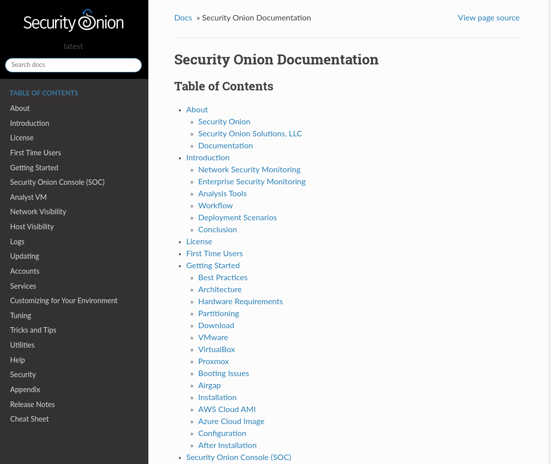 FEATURE: Improve local copy of docs in SOC · Issue #9097 · Security-Onion-Solutions ...