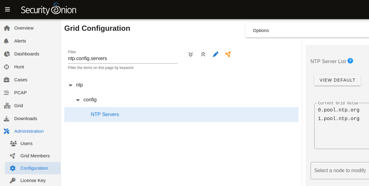 FIX: SOC Config NTP quick link · Issue #10519 · Security-Onion-Solutions/securityonion · GitHub