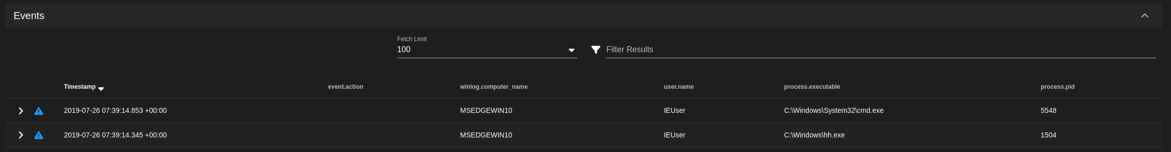 FIX: Sysmon Events Table Field Rendering · Issue #10985 · Security ...