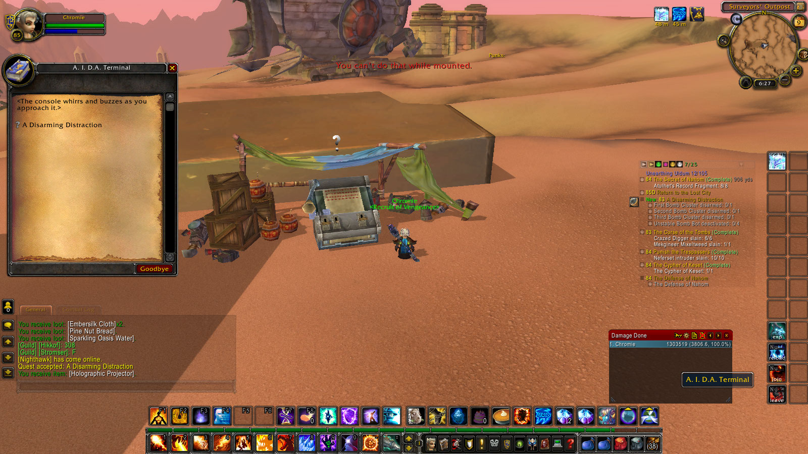 [Quest][Npc] A.I.D.A. Terminal quest giver bug · Issue #3866 ...