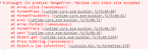 Stack overflow problem occurs when vconsole is used in vue3 project · Issue #395 · Tencent ...
