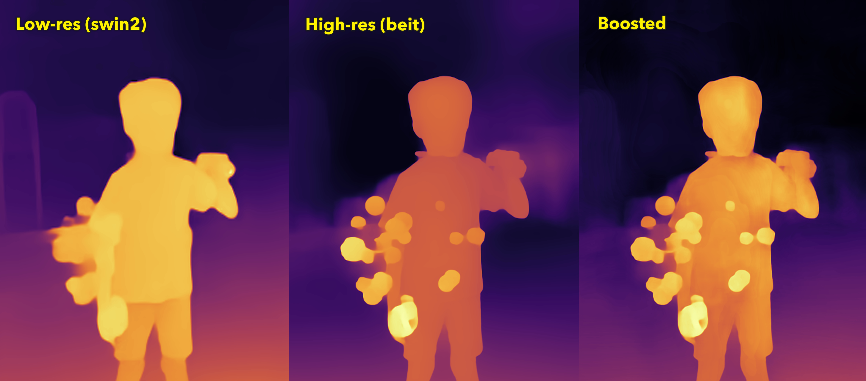 Lots of artifacts in boosted depth map? · Issue #6 · compphoto/BoostYourOwnDepth · GitHub