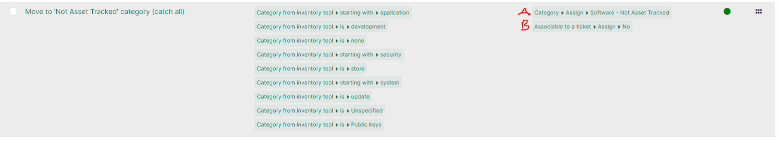 Software dictionary rules don't complete all actions · Issue #15818 · glpi-project/glpi · GitHub