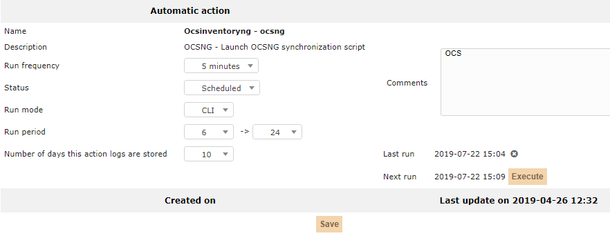 Automatic Synchronization not working (still) · Issue #218 · pluginsGLPI/ocsinventoryng · GitHub