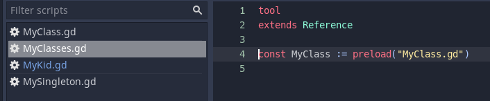 Problem with extending singleton-declared classes in Godot 3.2.4 rc5 (unless running --verbose ...