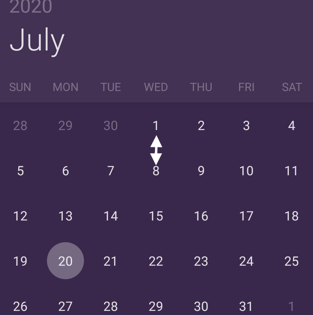 Setting of day width/height · Issue #184 · kizitonwose/Calendar · GitHub