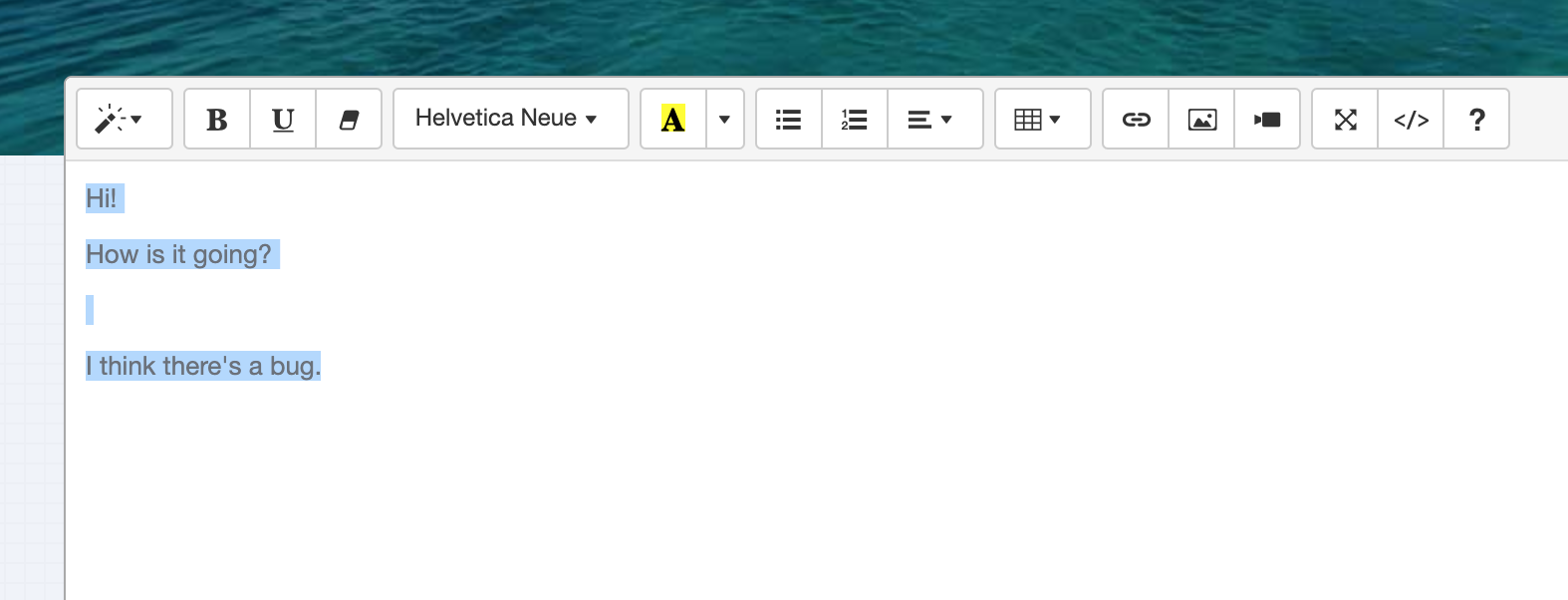 Font styling not applying to all selected text · Issue #3672 · summernote/summernote · GitHub