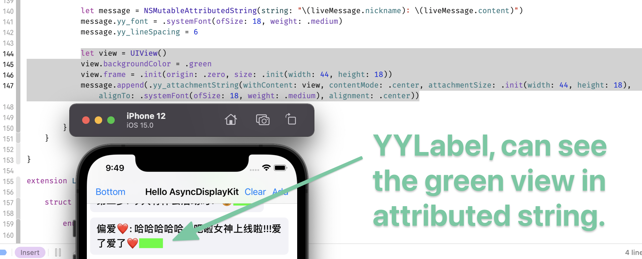 Astextnode 2 Does Not Support Custom View In Attributed String · Issue 2019 · Texturegroup