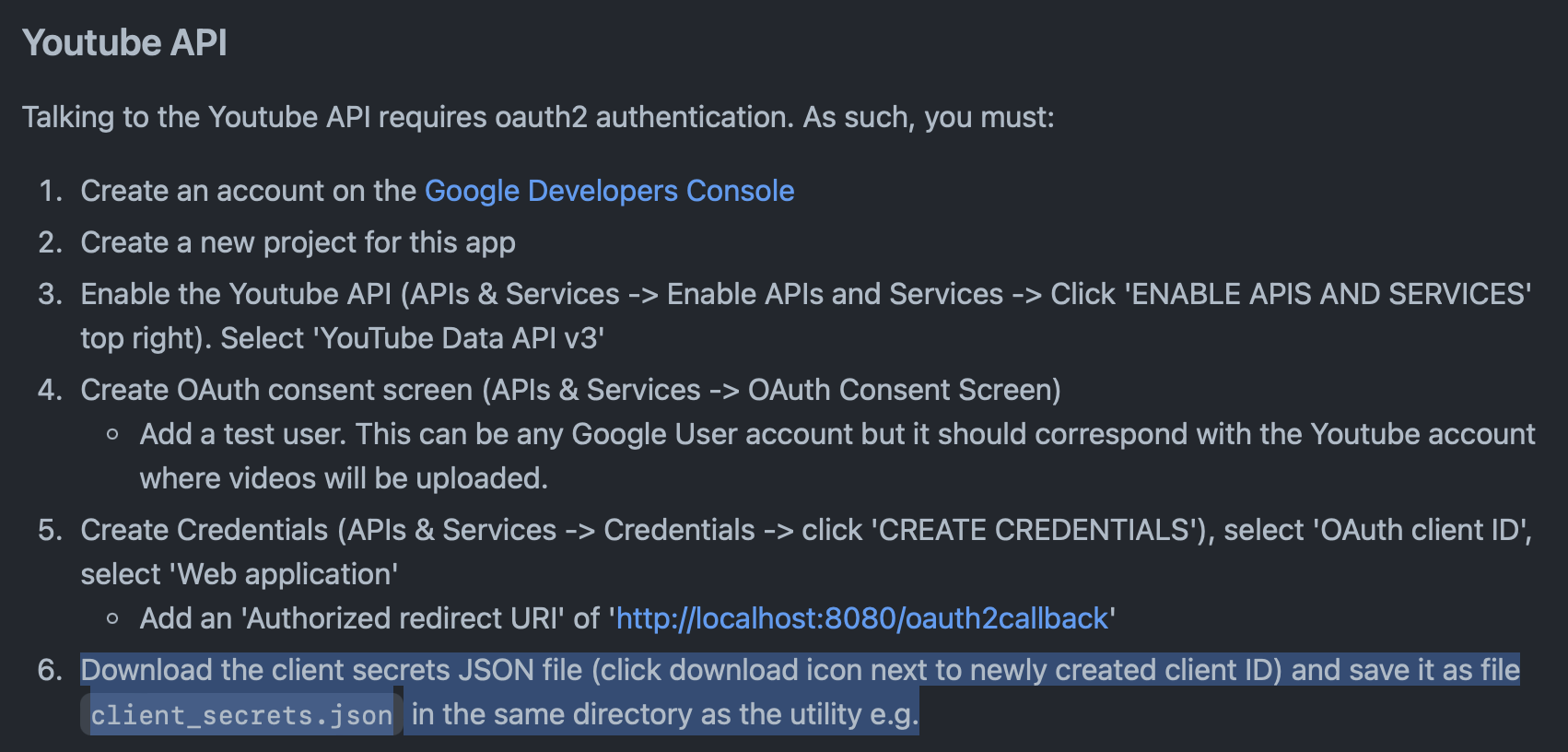 Actually `client_secrets.json` is stored in `root/.config/youtubeuploader` · Issue #158 · porjo ...