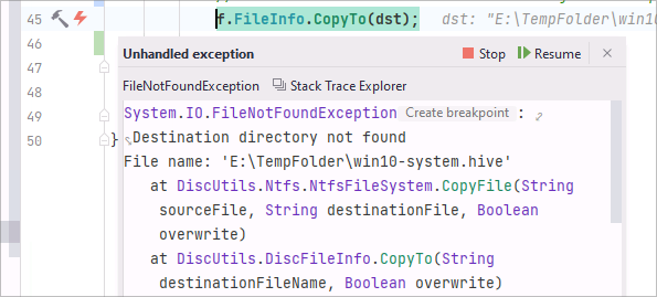 Strange behavior when trying to copy MAC timestamp from NTFS using ...
